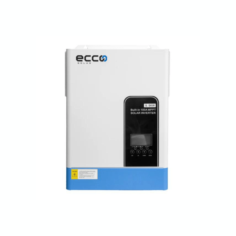 5.5KVA / 5500W ECCO Hybrid Inverter + 5.12kWh Ecco Lithium Battery + 6x ...