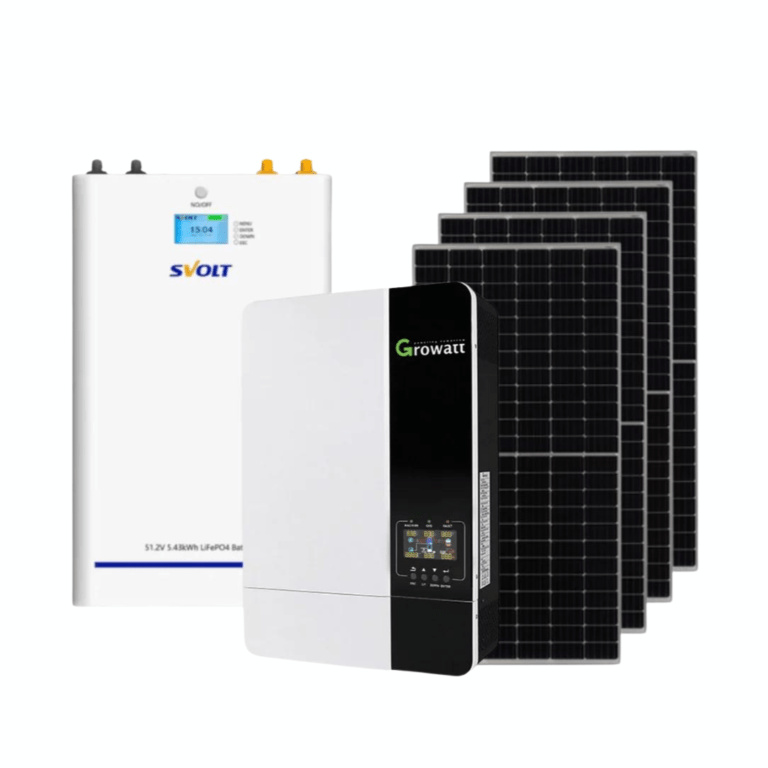 Growatt 5KVA / 5000W Hybrid Inverter / MPPT 100A + SVOLT 5.43kWh ...