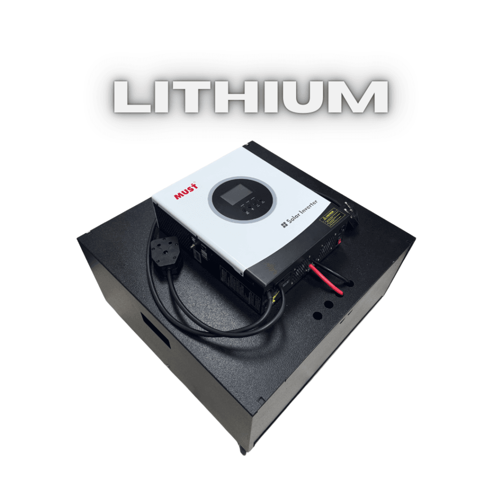 LuxPower 5KVA / 5000W Hybrid Inverter + 5.12kWh SHOTO Lithium Battery ...