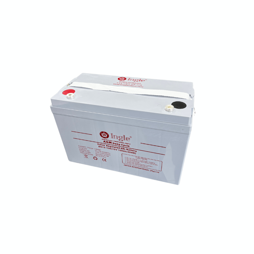 100AH 12V INGLE Deep Cycle AGM Gel Battery - Grid Solutions