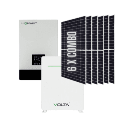 5KVA LuxPower Hybrid Inverter MPPT + Volta 5.12kWh (STAGE 1 / NEW GEN ...
